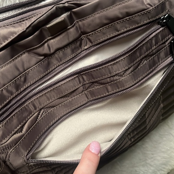 Bags | Lug Camper Walnut Brown Crossbody Rfid Travel Bag | Poshmark